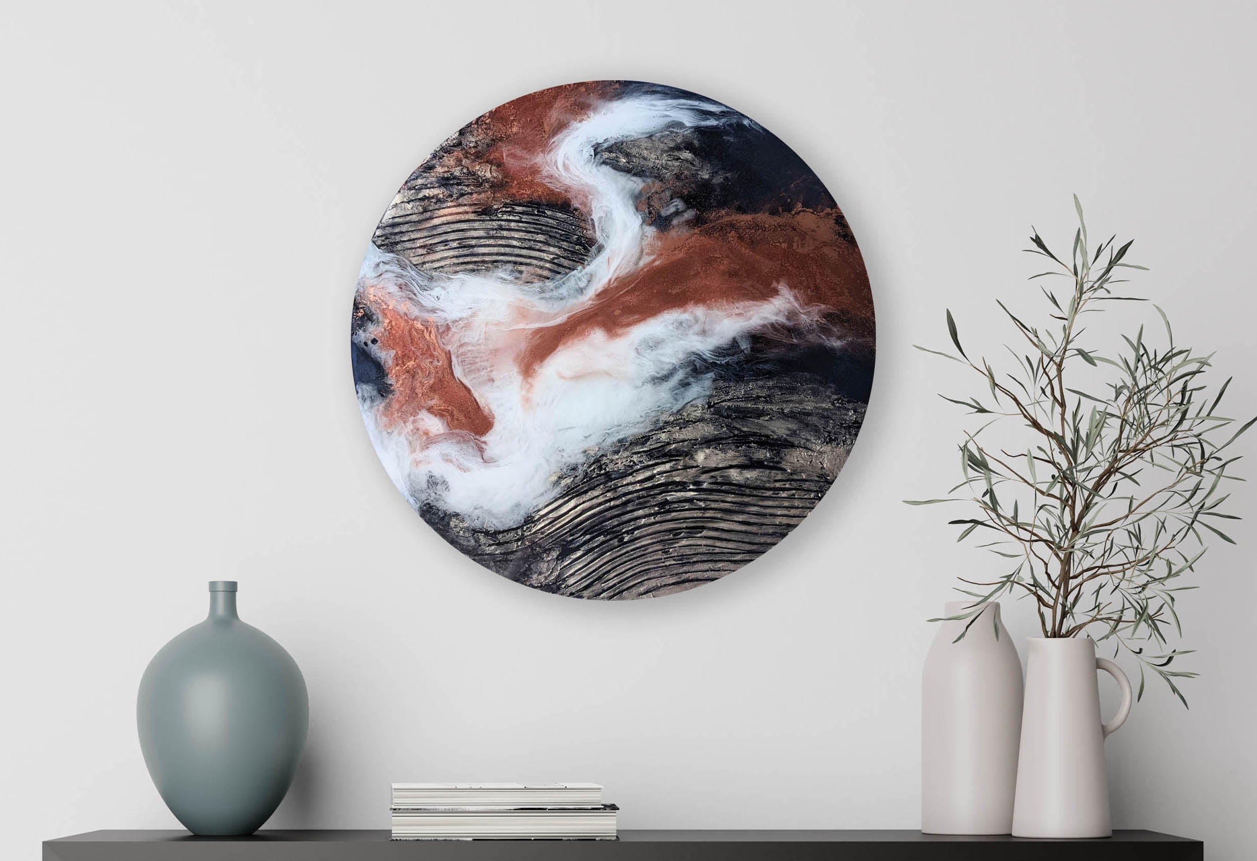 Resin & mixed media art – Chroma Yadi